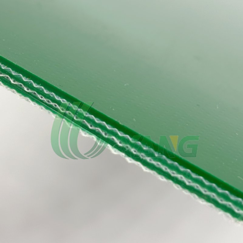 Green Smooth PVC Conveyor belt-UYANG BELTING - UYANG Belting